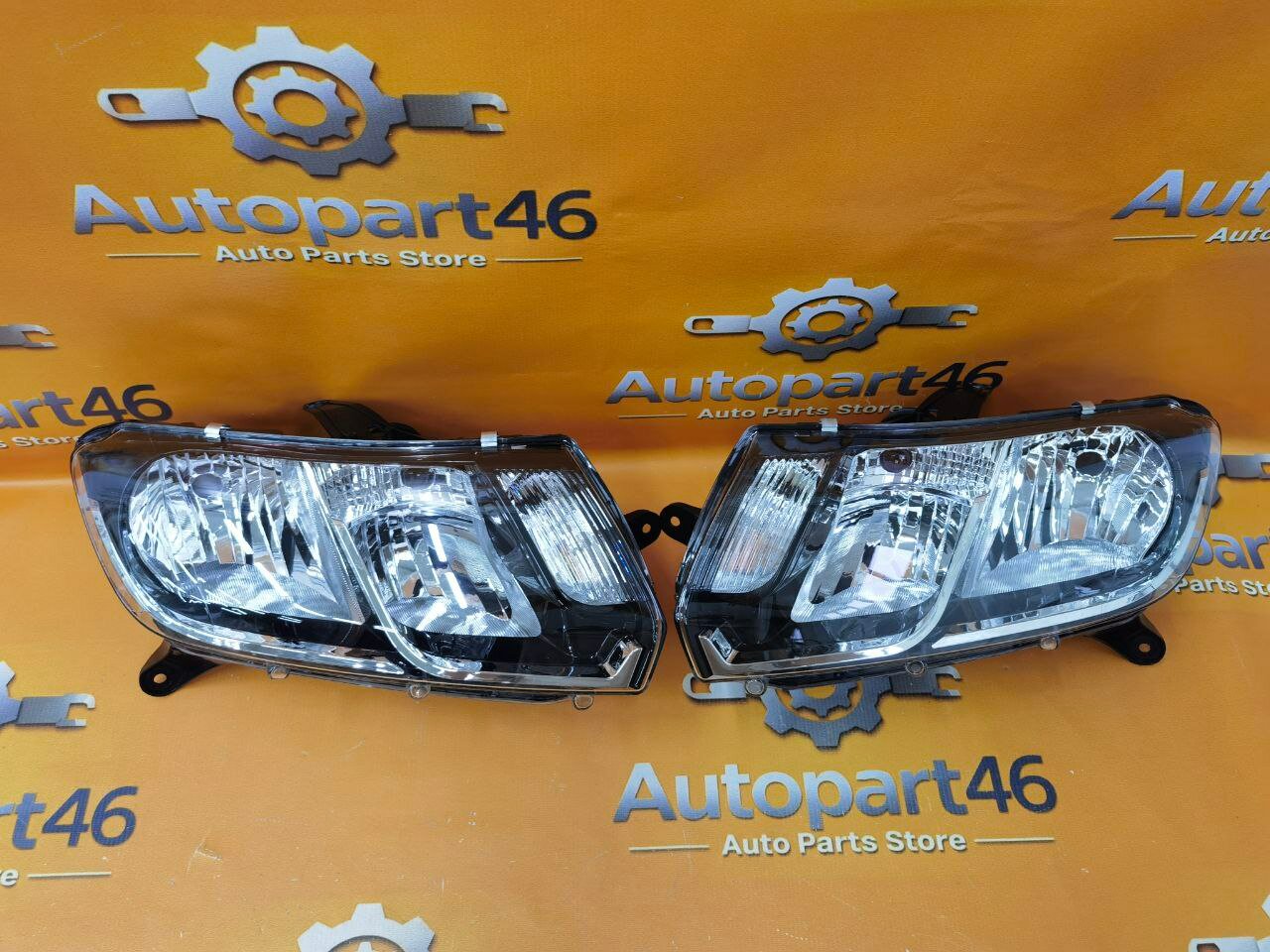 Фары левая и правая комплект Рено Логан 2 14-18 Renault Logan 2 14-18 аналог