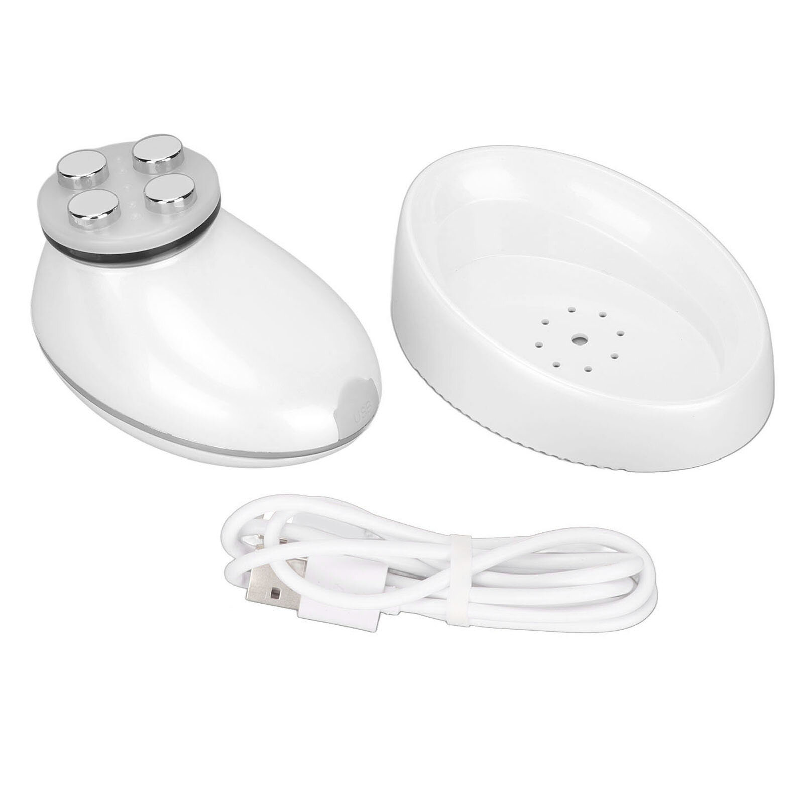Аппарат для лица rf beauty machine с ems микротоком подтяжки v-лица, нежного и гладкого цвета кожи разноцветной подсветкой