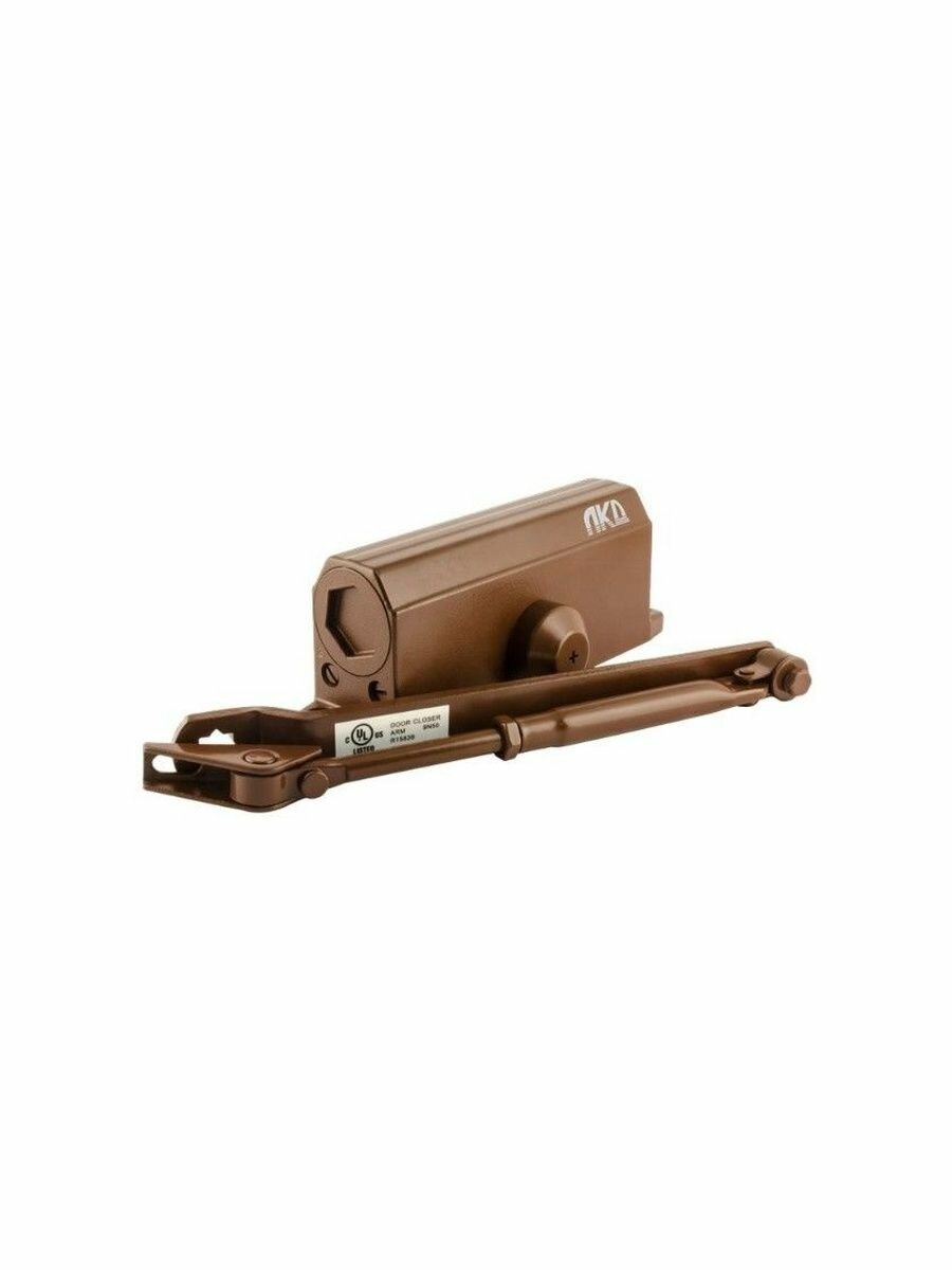ЛКД-ДК, доводчик с фиксацией двери, 50-80 кг, коричневый, морозостойкий