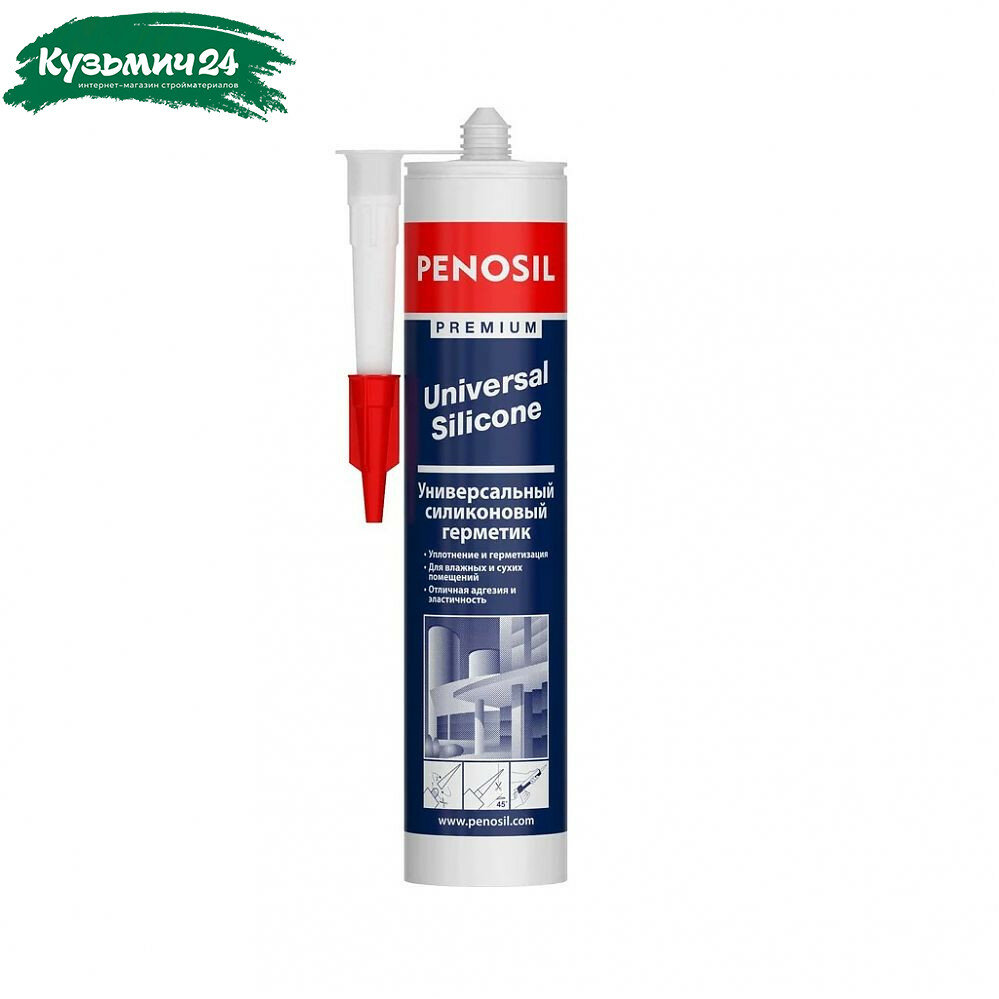 Герметик силиконовый Penosil Premium 305 универсальный бесцветный 280 мл, 1 шт.