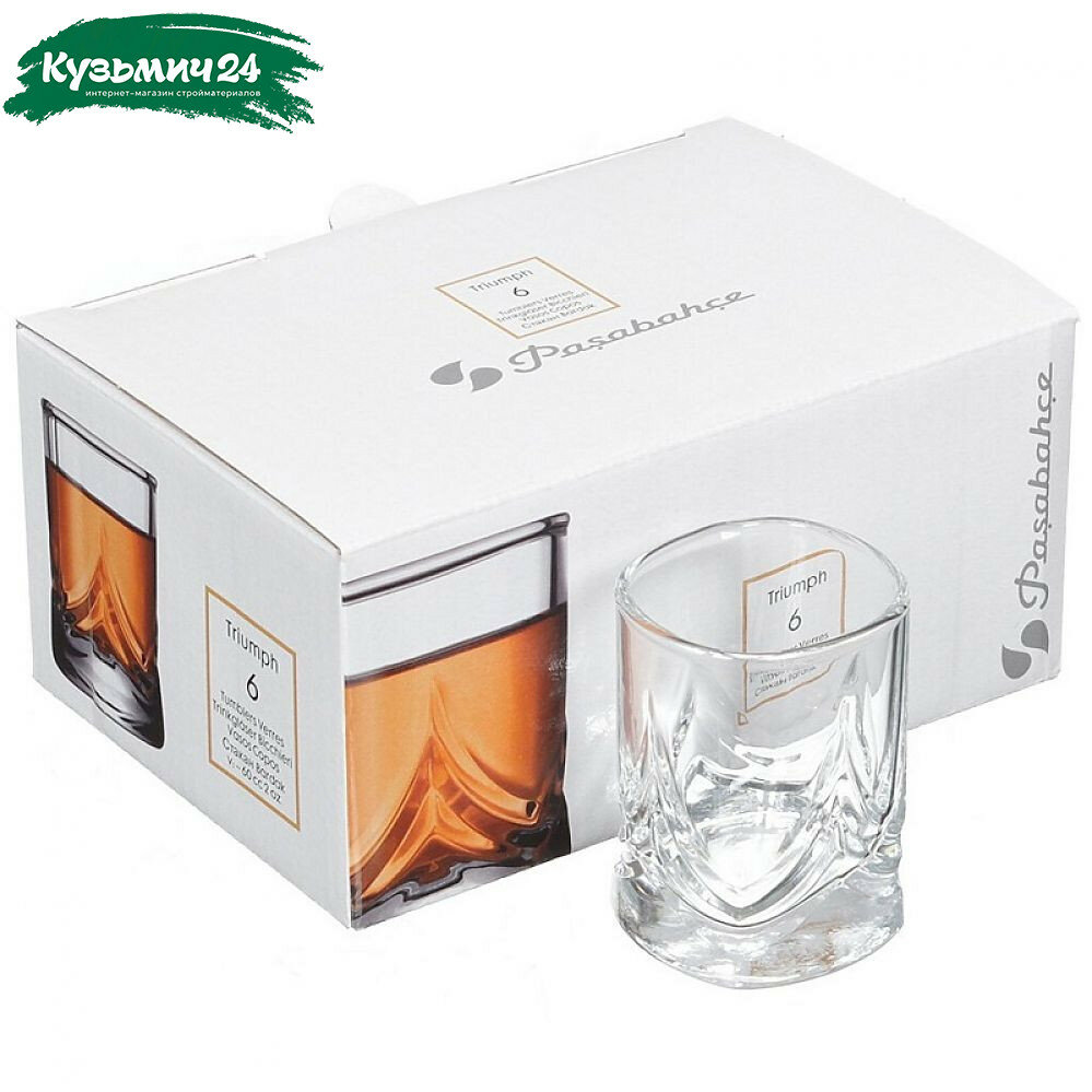 Набор стопок Triumph стеклянная 60 мл 6 шт Pasabahce 41600B