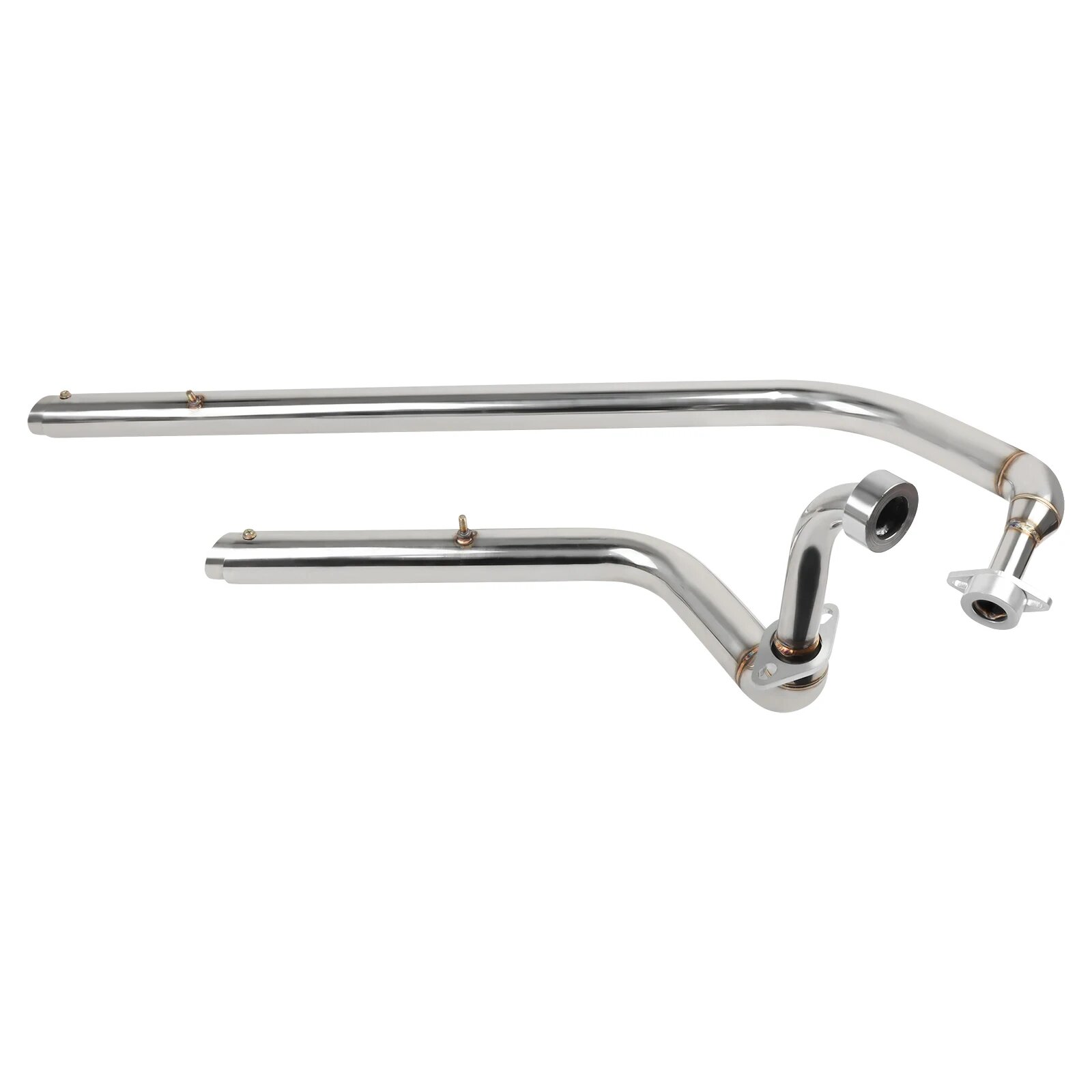 Для Yamaha Virago XV700 XV 750 XV 1100/S, все годы, мотоцикл, выхлопная труба с короткими выходами, съемные глушители chrome