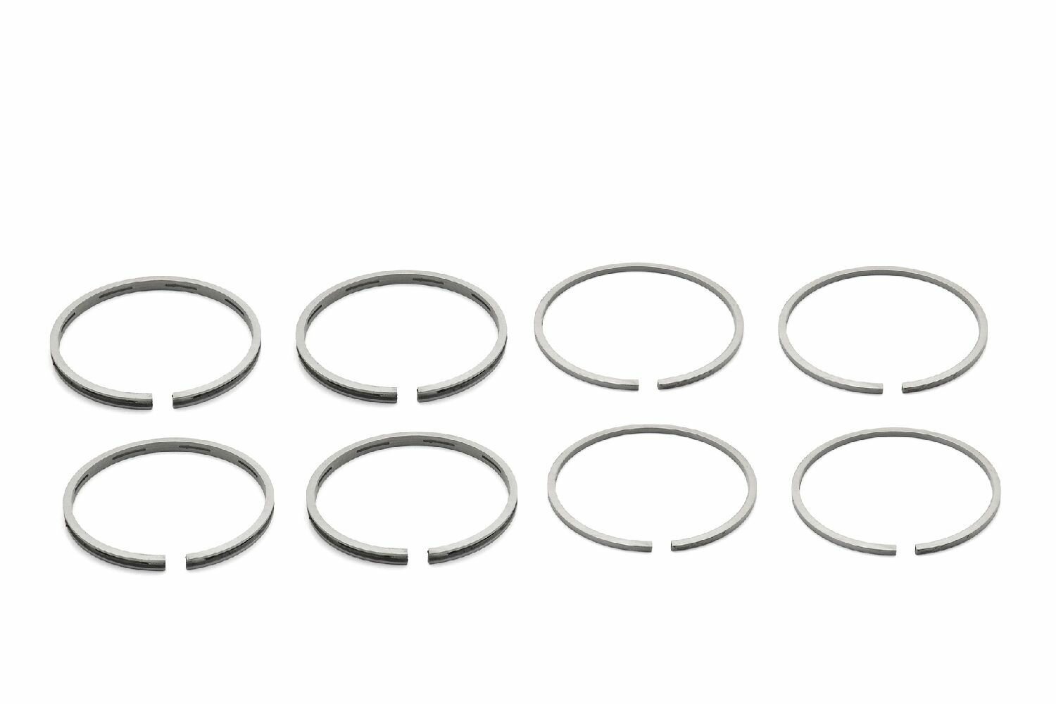 Кольца Урал (г. Лебедянь) 3 ремонт чугунные (79,0) (в комплекте 8 колец:4 компрес-х.+4 маслосъёмных