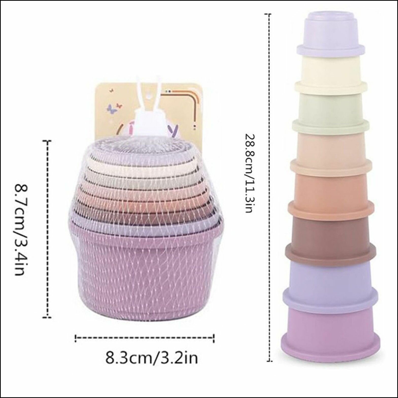 Эксклюзивный набор кроликов для пирамиды 8 штук