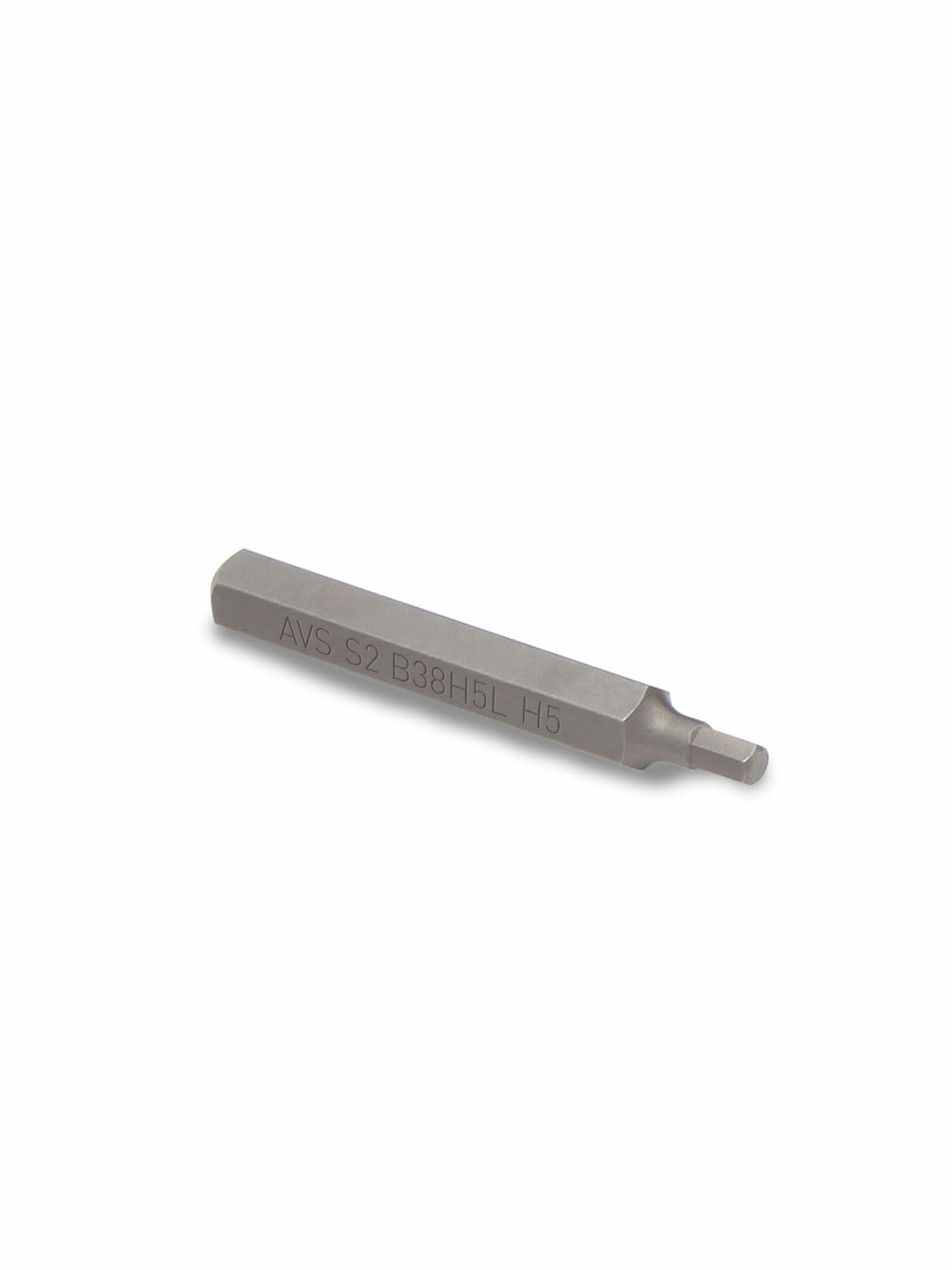 Вставка AVS Auto Tools B38H5L, шестигранная, сталь S2, 75мм 3/8"