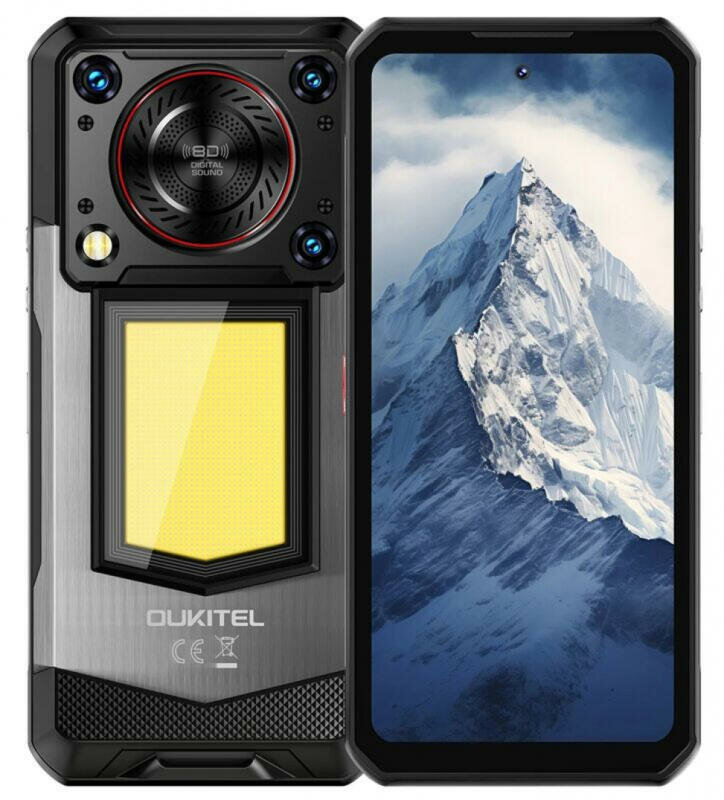 Смартфон Oukitel WP56, 12/512GB, IP68/IP69K, NFC, 5G, Black (Черный)