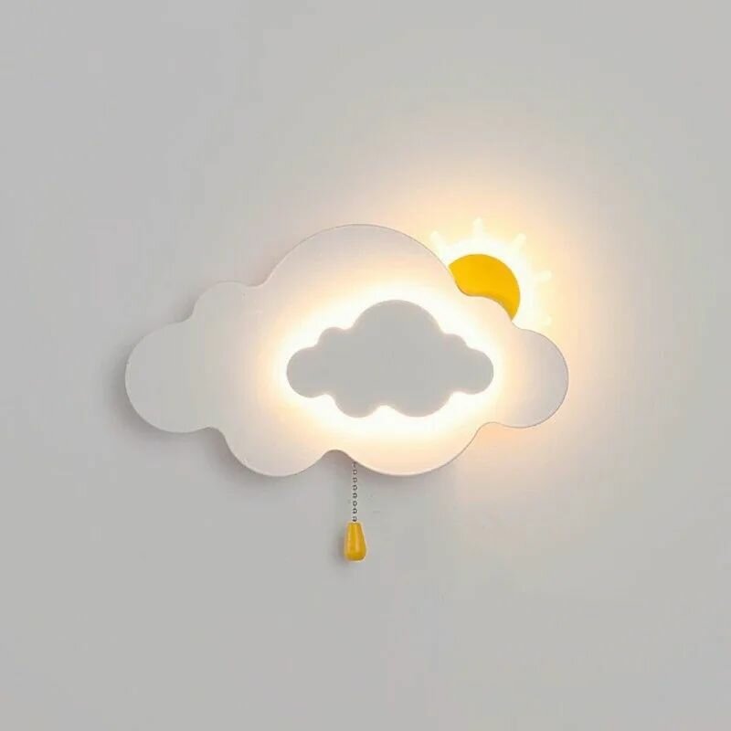 Настенный светильник для детской комнаты в форме облака