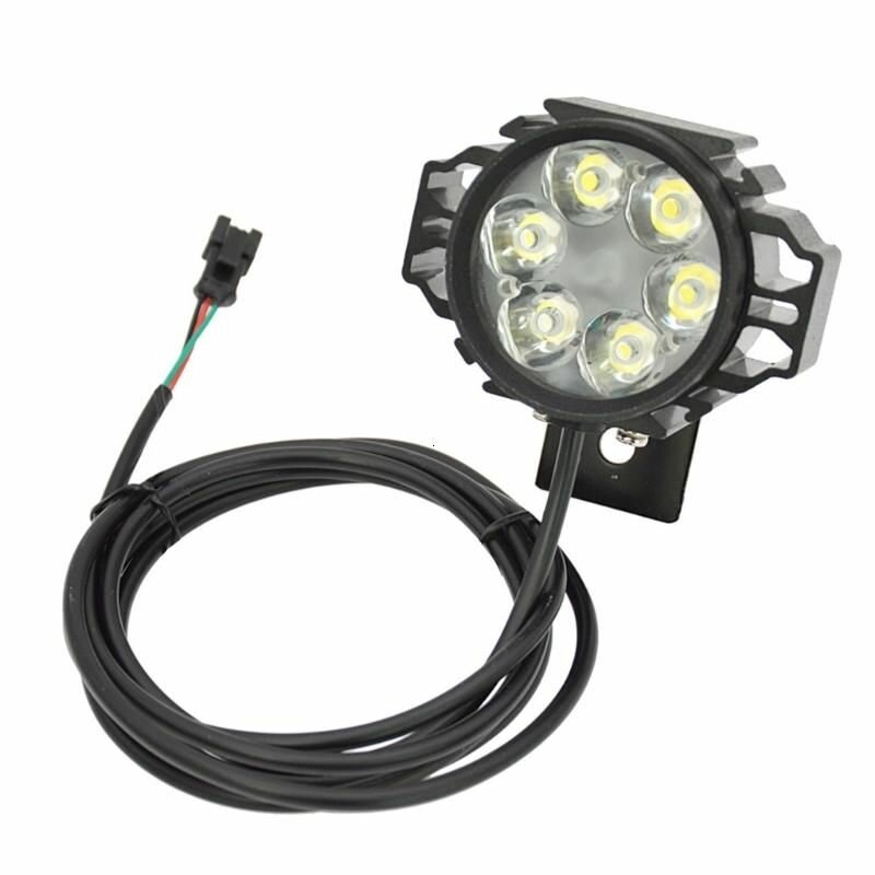 Водонепроницаемая фара для электросамоката 36В-48В с клаксоном