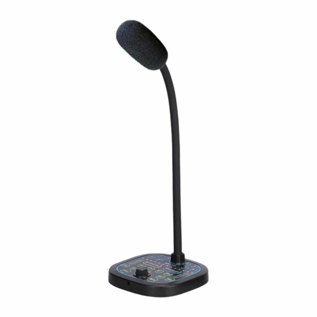 Игровой USB микрофон для изменения голоса 16 эффектов с компактным дизайном