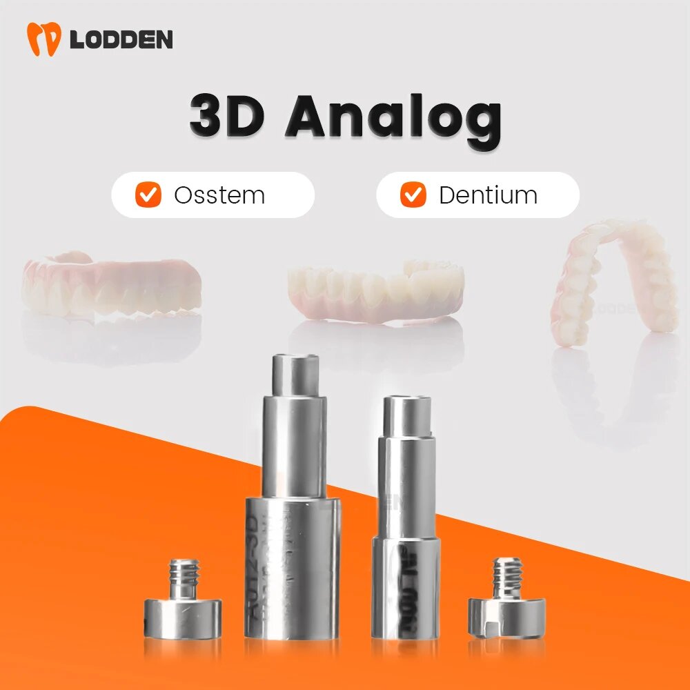 Lodden Dental 3D Аналоговые аксессуары для имплантатов Dentium Super Regul