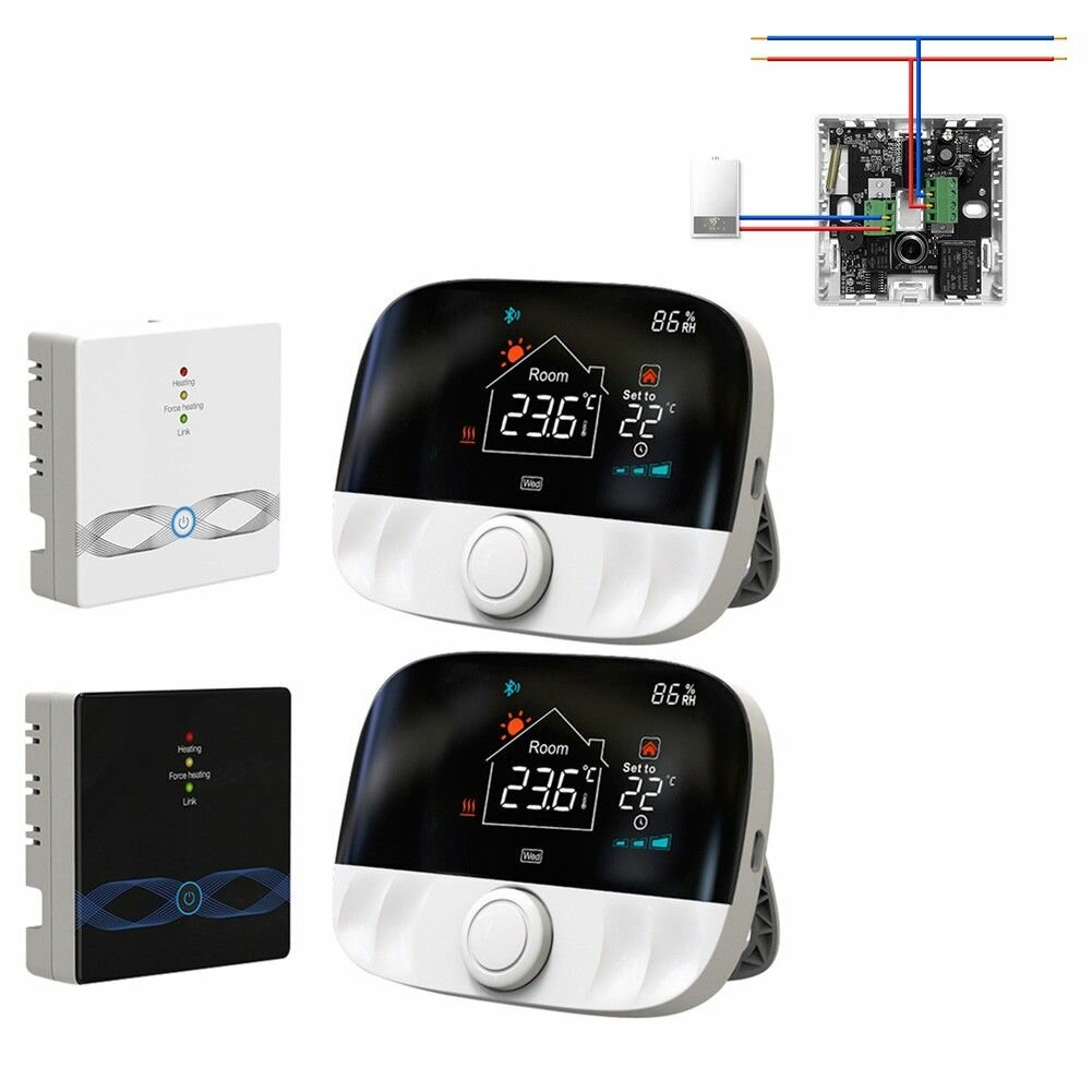 Беспроводной термостат Tuya WiFi RF433 Сантехнический Термостат Газового Котла
