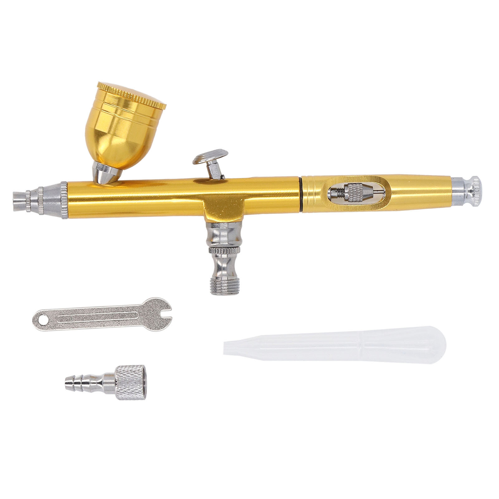 Аэрограф с соплом 0,3 мм, 6 куб. см, золотой аэрограф для ремонта мебели, украшения тортов, покраски стен