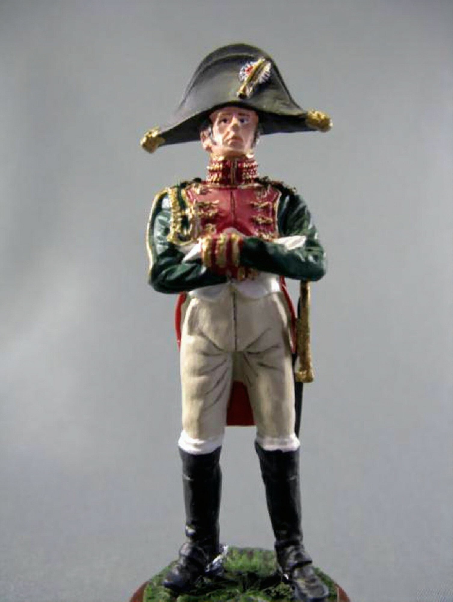 Оловянный солдатик Старший хирург полка Драгун Императорской гвардии. Франция, 1812г.