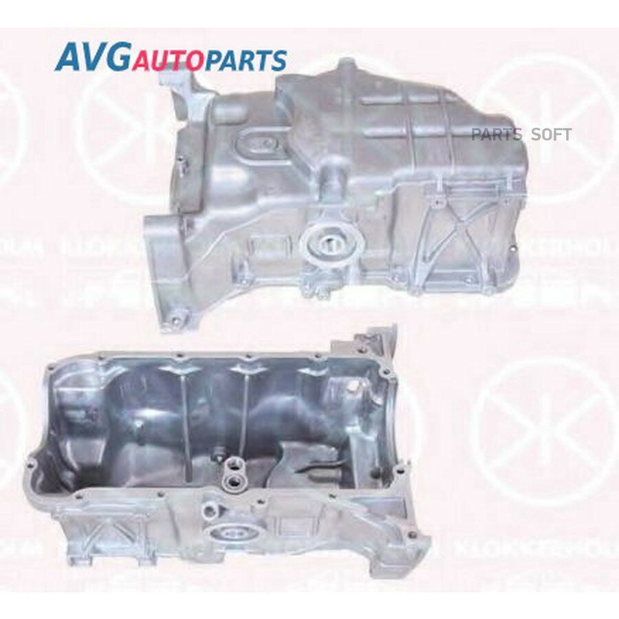 Масляный поддон картера двигателя HONDA CIVIC 1.4 08-, JAZZ 1.2, 1.3 08- Алюминий от официального дистрибьютора, AVG, артикул 2901473