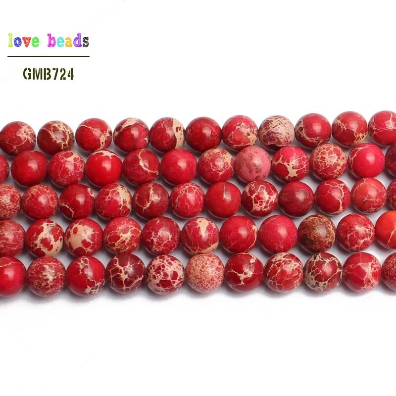 Натуральные бусины морганит, тигровый глаз, жаспер GMB724 Бордовый, 10mm 36pcs beads, red sediment