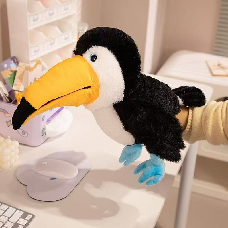 Креативная мультяшная кукла-марионетка в виде панды, игрушка для игры, плюшевая кукла.