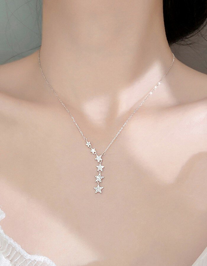 Колье, циркон