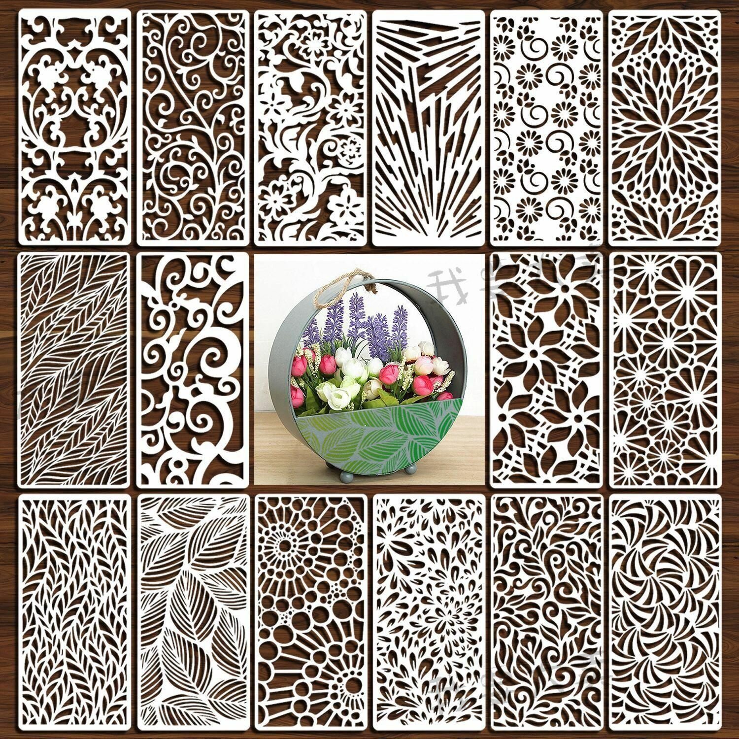 16 Шаблоны костюмов: Цветочные узоры-