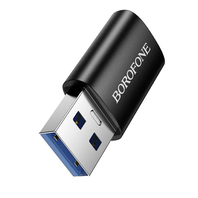 Адаптер переходник USB - TYPE-C / Адаптер для iPhone, iPad, Samsung и смартфонов и компьютеров, Borofone BV26B