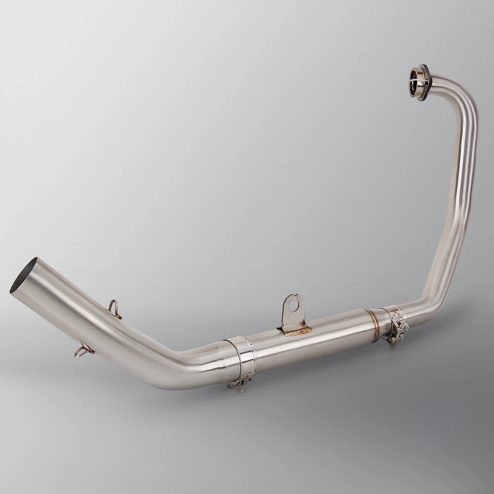 Выхлопная система для мотоцикла CFMoto NK250 250SR NK300 300SR, мото Модифицированная нержавеющая Передняя звеньевая труба с соединением 51 мм Глушитель TYPE-A
