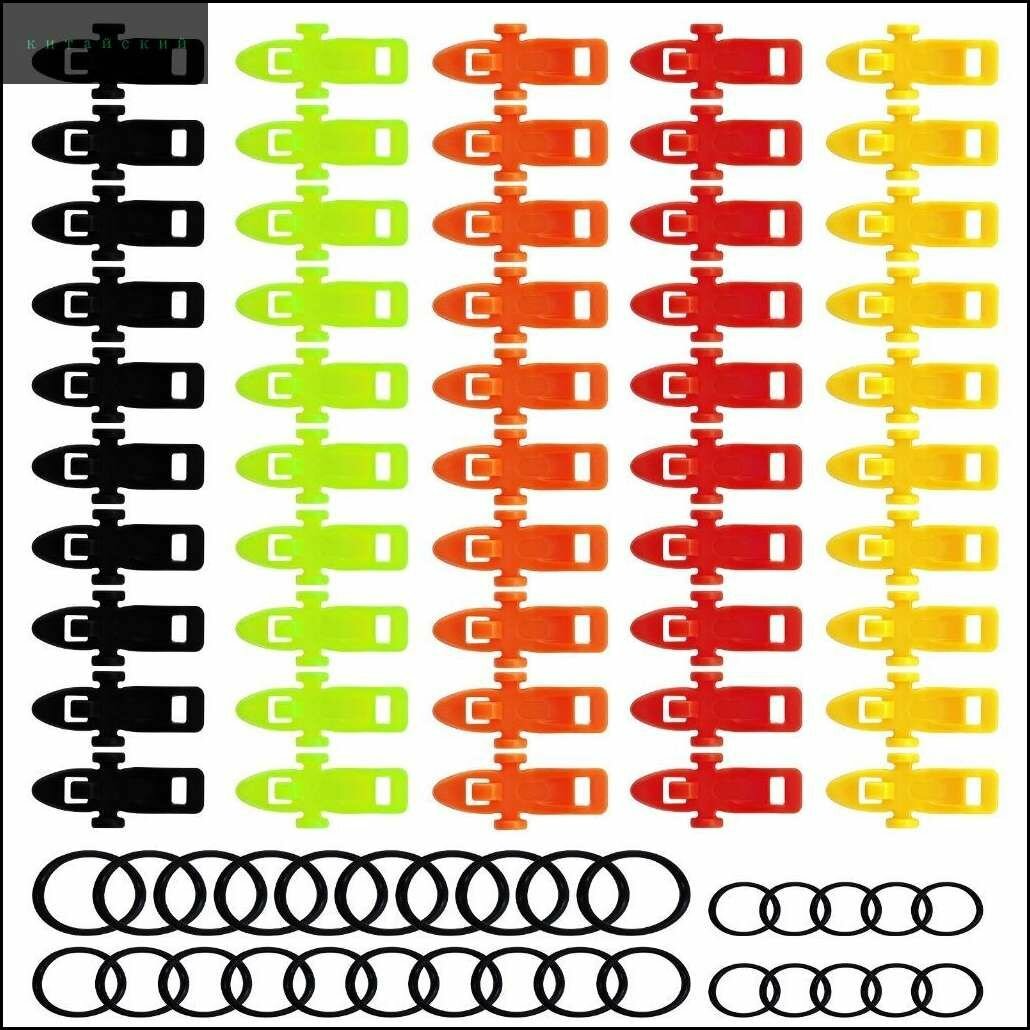 10 шт. рыболовный крючок, приманки, держатели удочек, мормышки, подвеска для наживки с резиновыми кольцами 3-х размеров, деталь