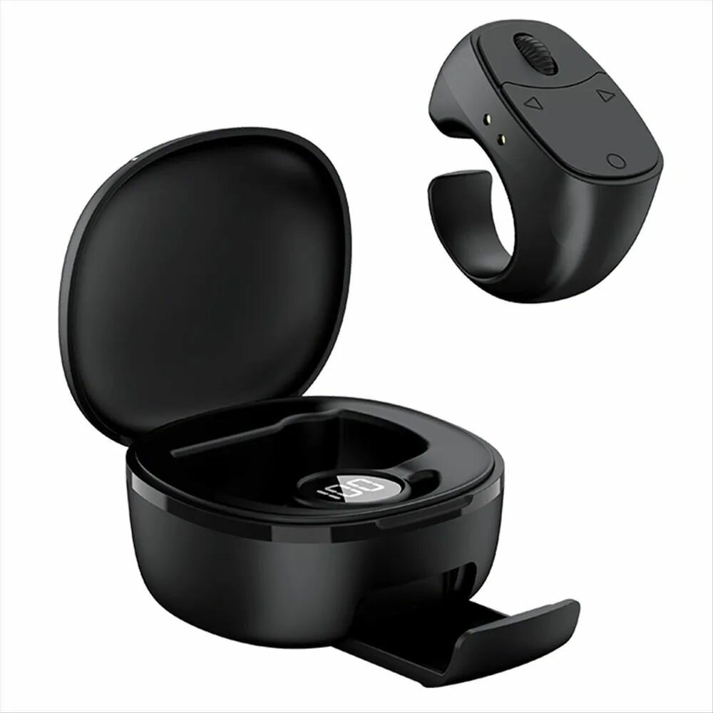 Беспроводной Bluetooth-пульт дистанционного управления с кольцом-роликом JX-12 для мобильного телефона с функцией селфи, видео, автоматического перелистывания страниц и просмотра видео.