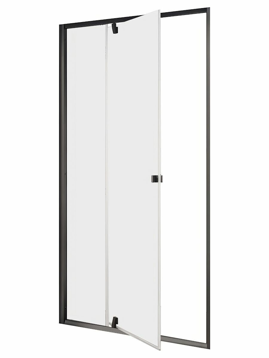 Душевая дверь RAVAK PIVOT PDOP2-100 (961-1011х1900) распашная, стекло, черный+Transparent
