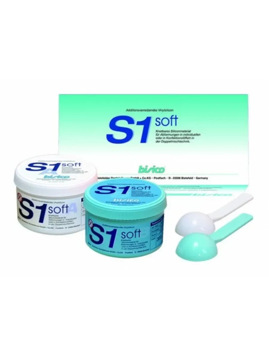 Базовый слепочный материал - S1 Soft putty, 600 мл