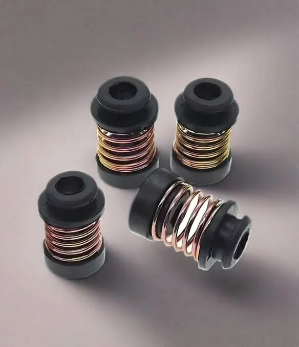 Комплект из 4 антивибрационные прокладок с пружинами для компрессора холодильника