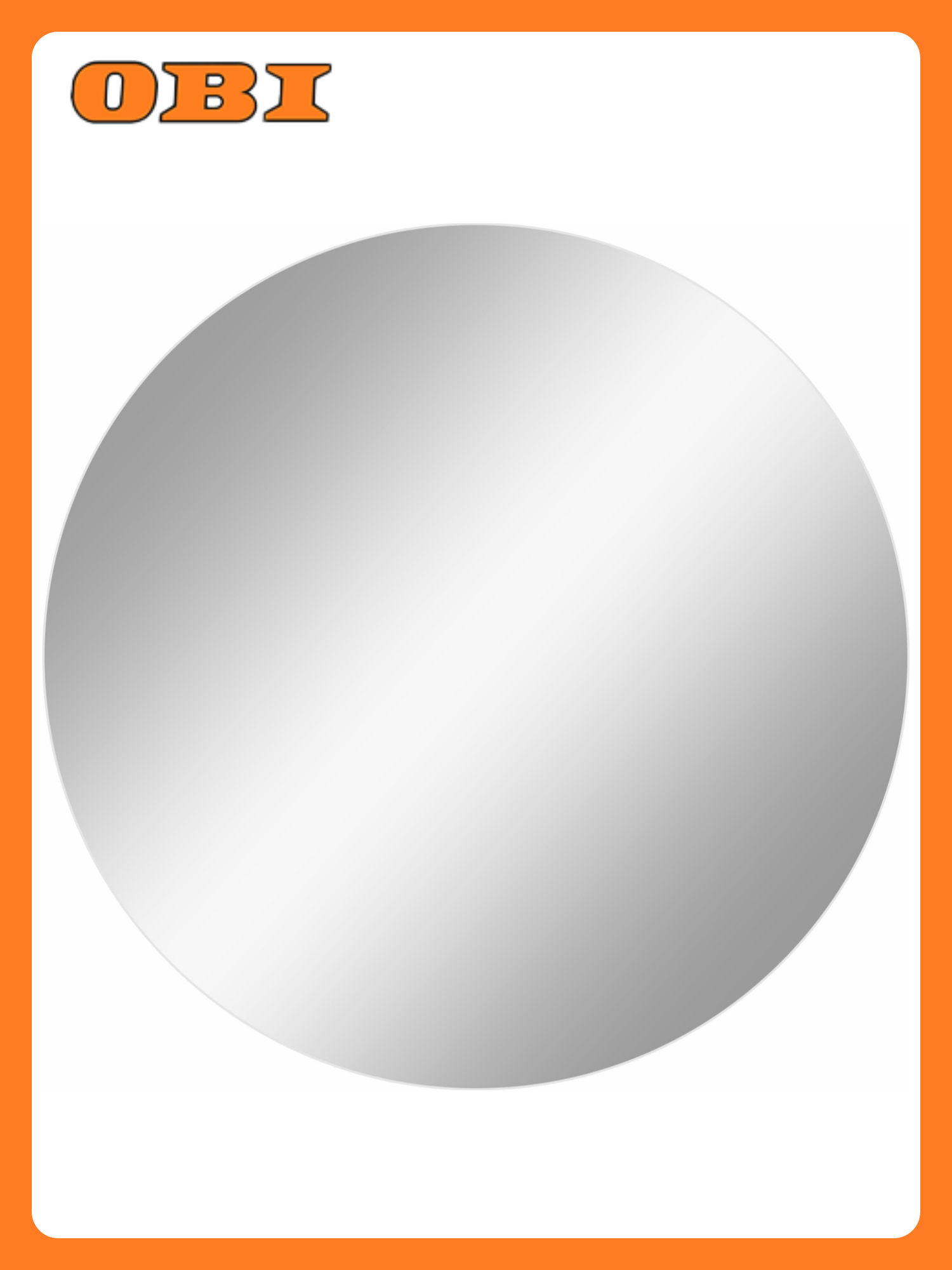 Зеркало "Лирика" d 650