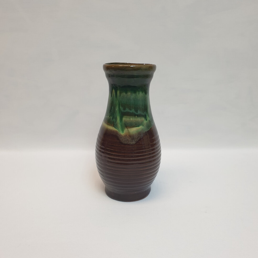 Ваза, обливная керамика высота 22 см, винтаж СССР