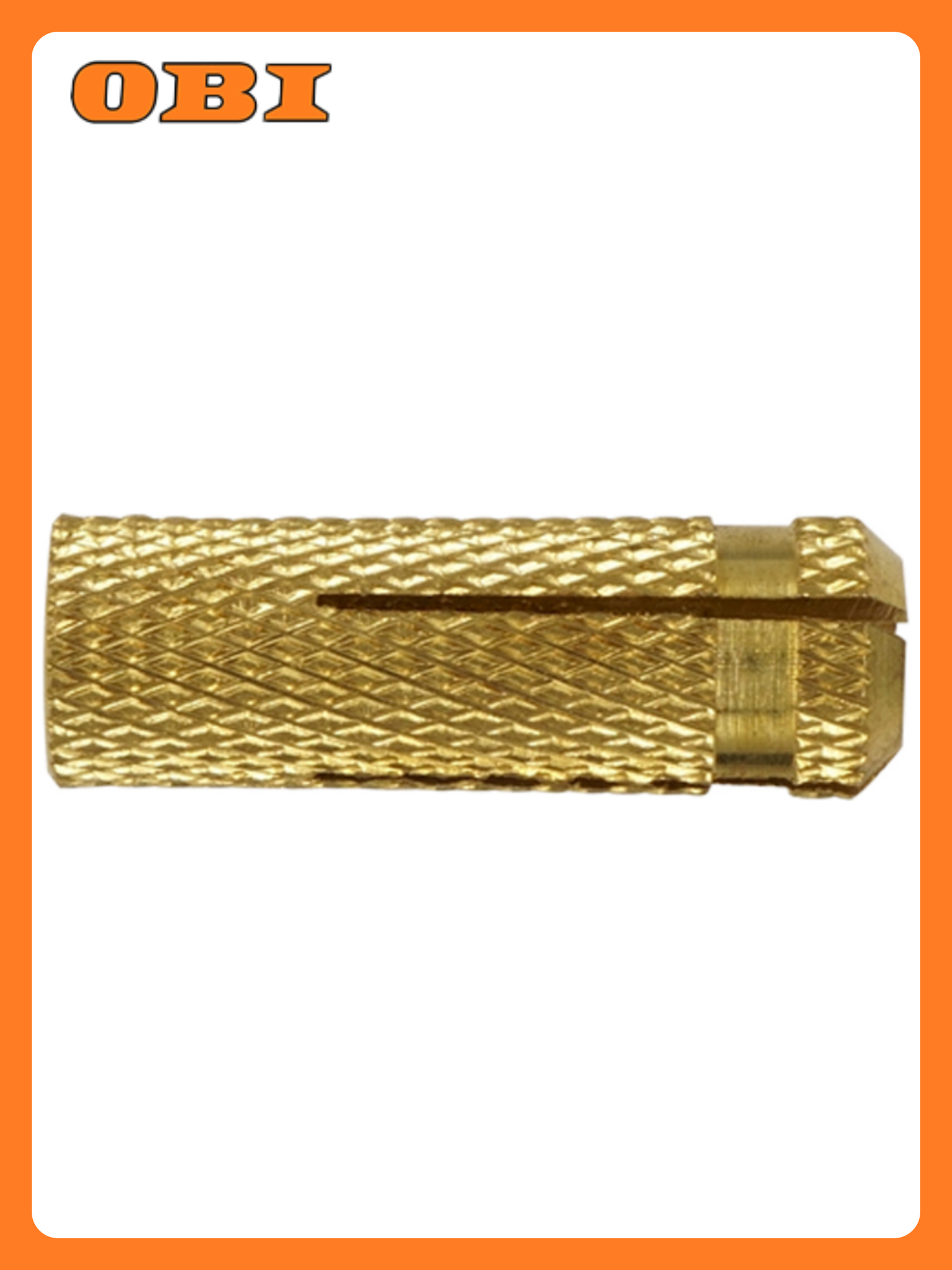 Анкер забивной MULTI PRO латунный D8/М6мм 2шт