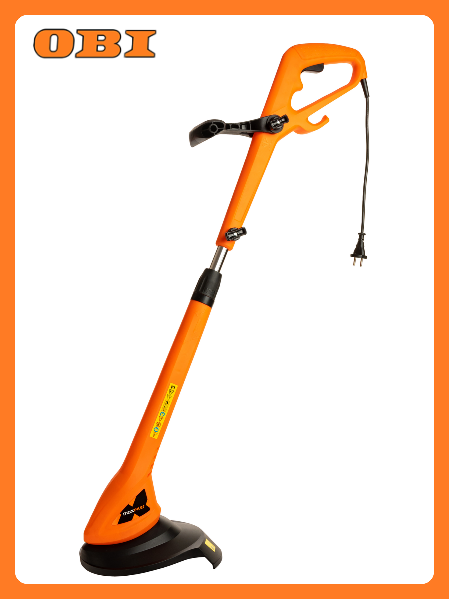 Триммер электрический MAXPILER MET-450 450Вт, переносной, телескопическая штанга