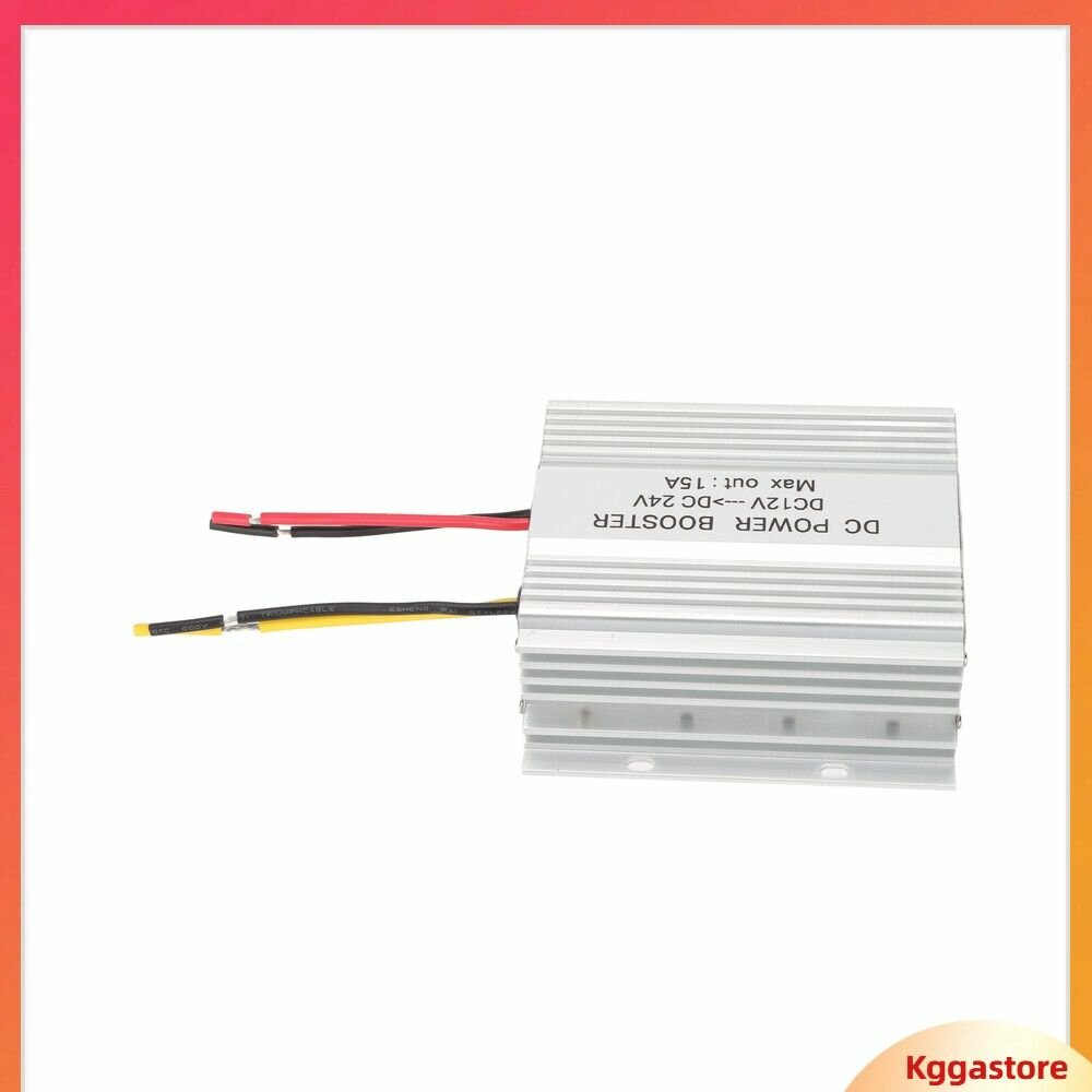 Автомобильный усилитель постоянного тока 12В в 24В, 15А 360 Вт, алюминиевый корпус, безопасный