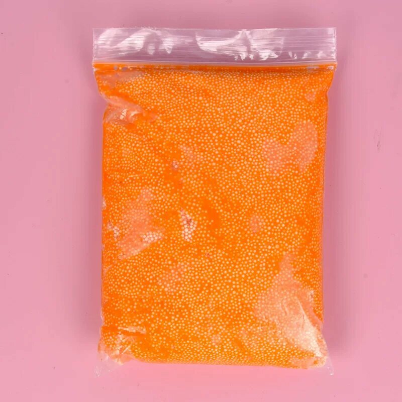 Ярко-оранжевая снежная глина для творчества, 100г, нетоксичная, подходит для детских поделок