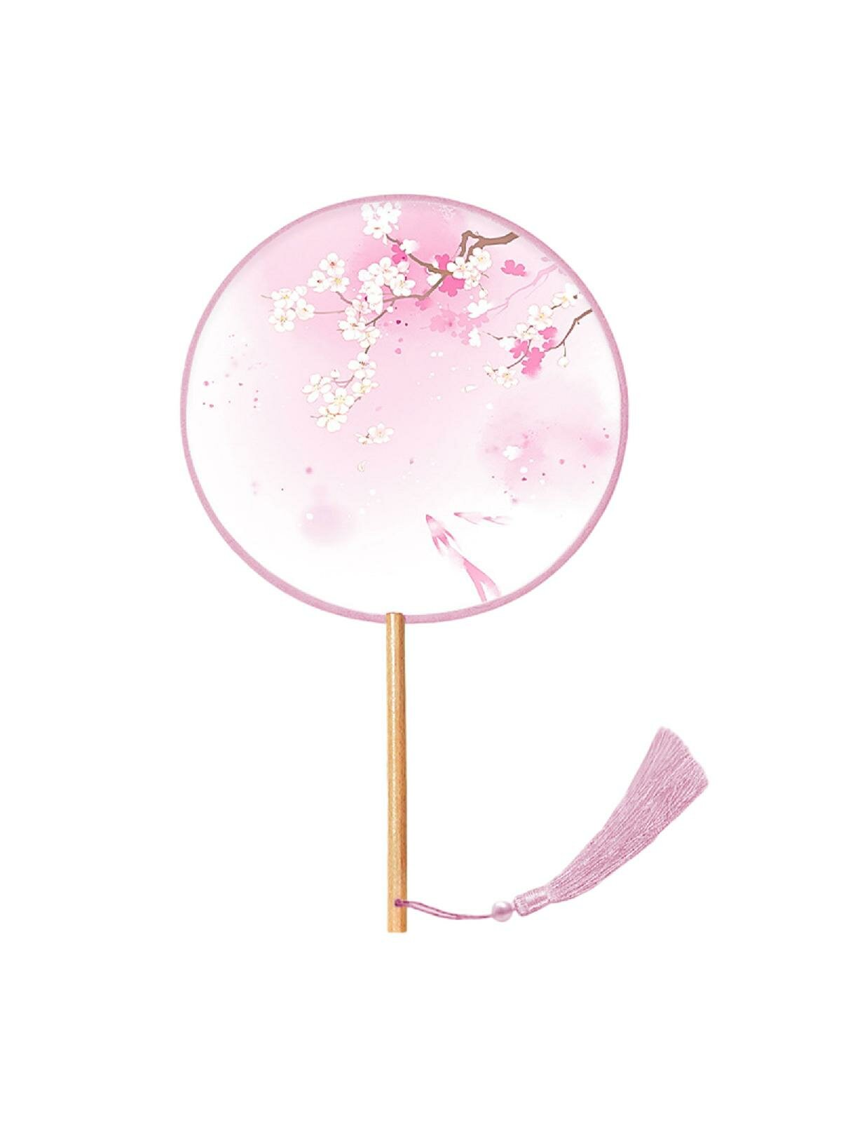 Ручной Китайский веер Старинный с подвеской Веер для росписи китайскими чернилами