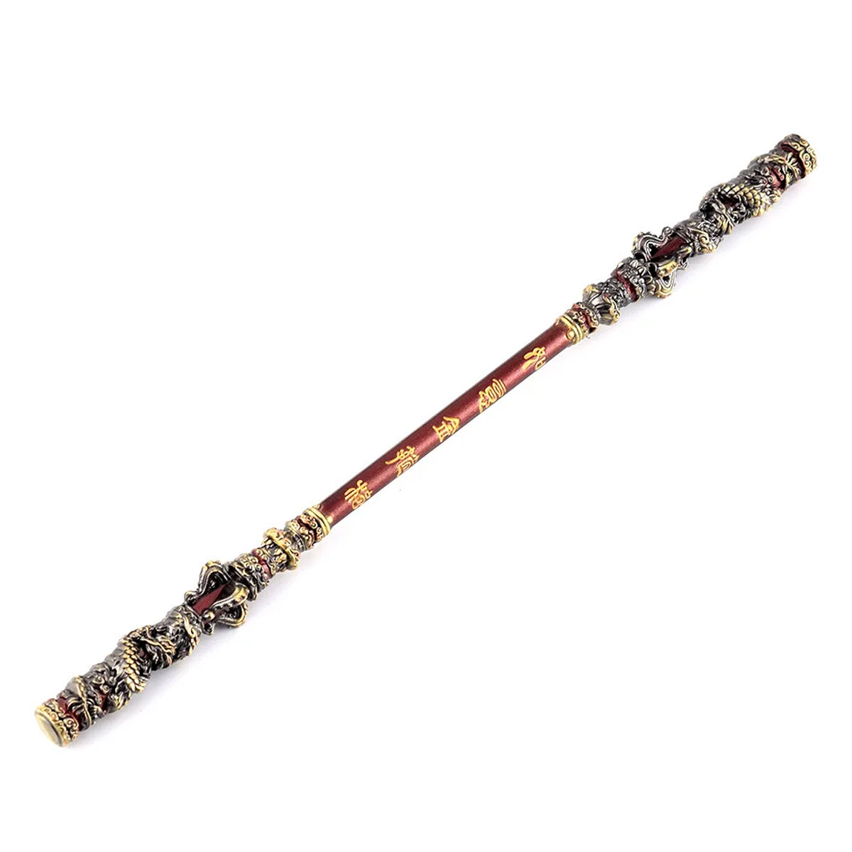 Модель оружия Жу Kong Железный Палец из игры Black Myth: WuKong, металл цинк-сплав, длина 22 см, вес 163 г, декор для дома, проп для игры, подвеска для рюкзака, ковка, электроосаждение, 1 шт.