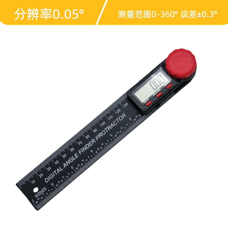 Цифровая угловая линейка, высокоточный транспортир, 2-в-1, универсальная угловая линейка, линейка для деревообработки, многофункциональная линейка