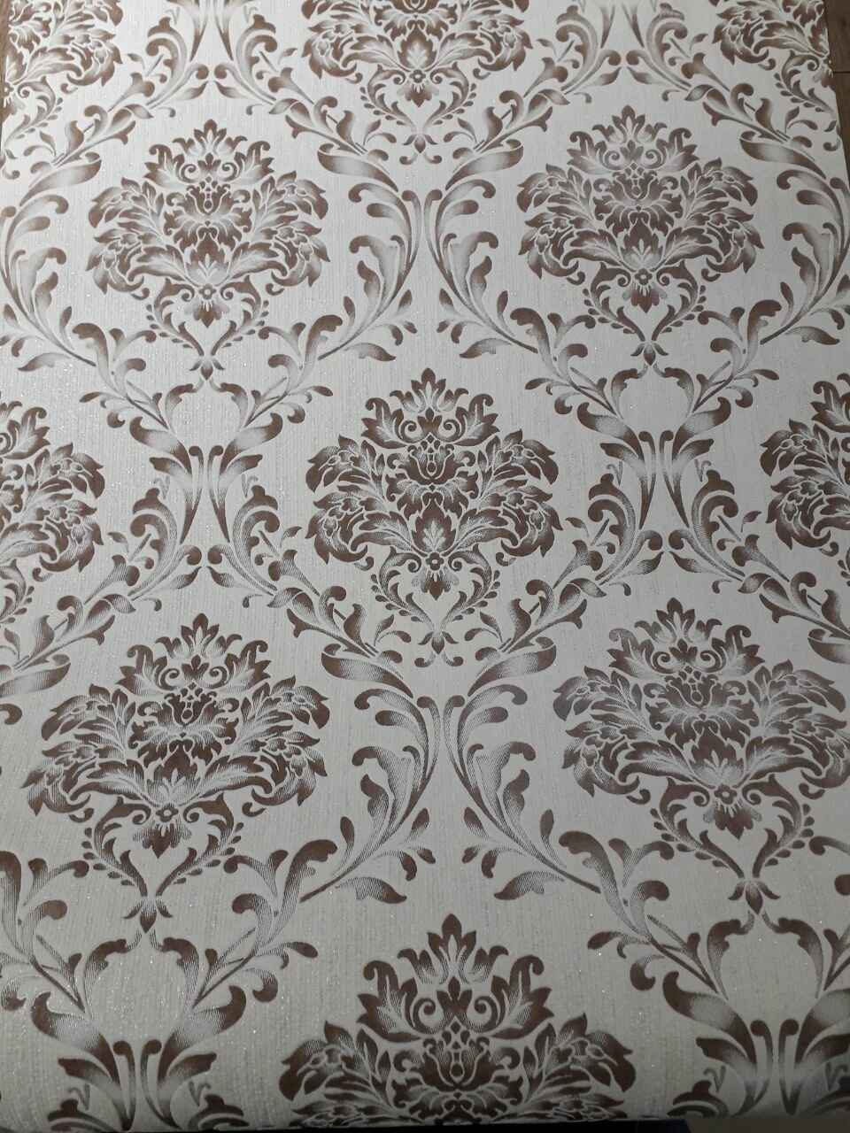 Обои VernissAGe, виниловые на бумажной основе, арт. 162035-34, 0,53*10м Бежево-коричневый дамаск