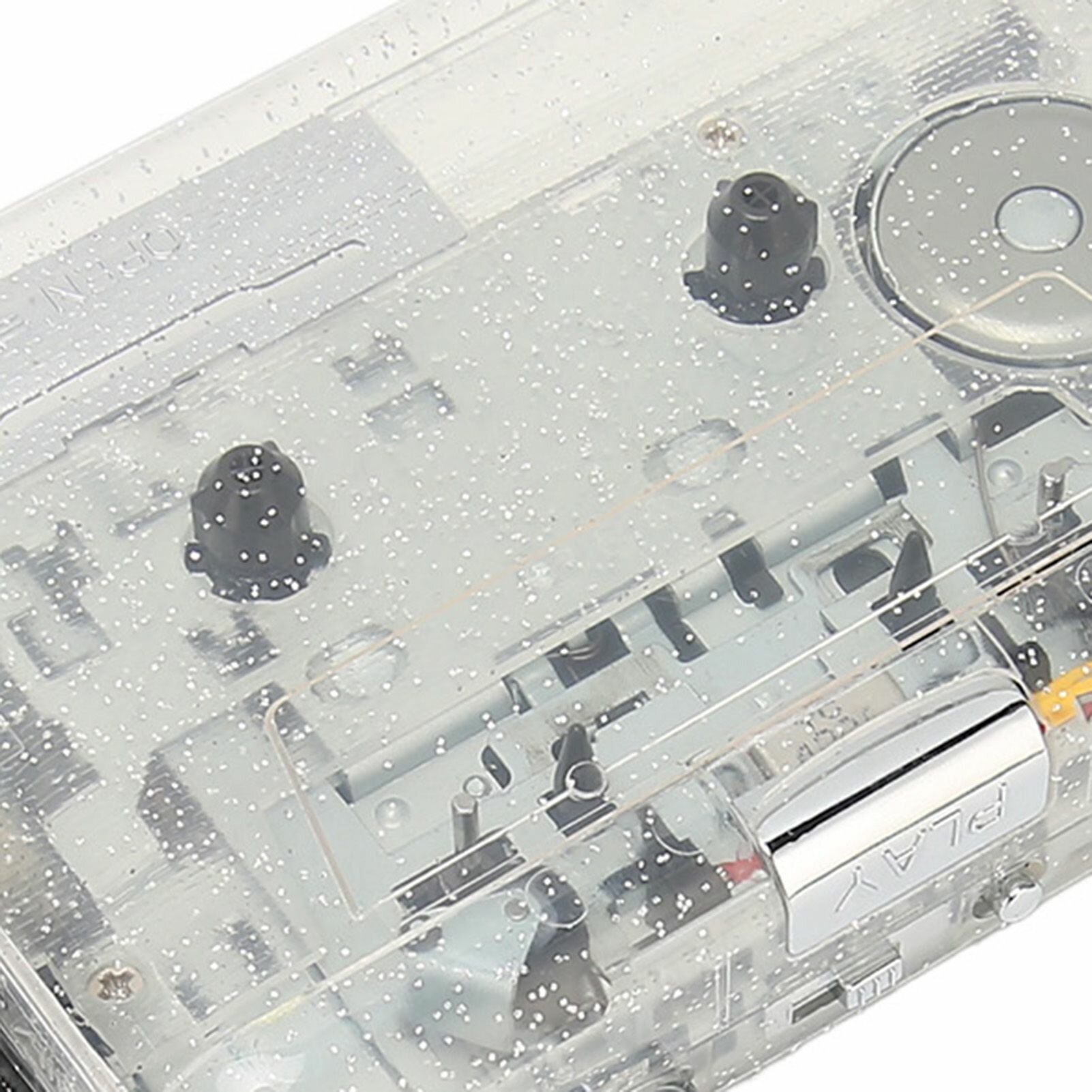 Кассетный плеер HiFi, прозрачный, конвертер в MP3, с наушниками
