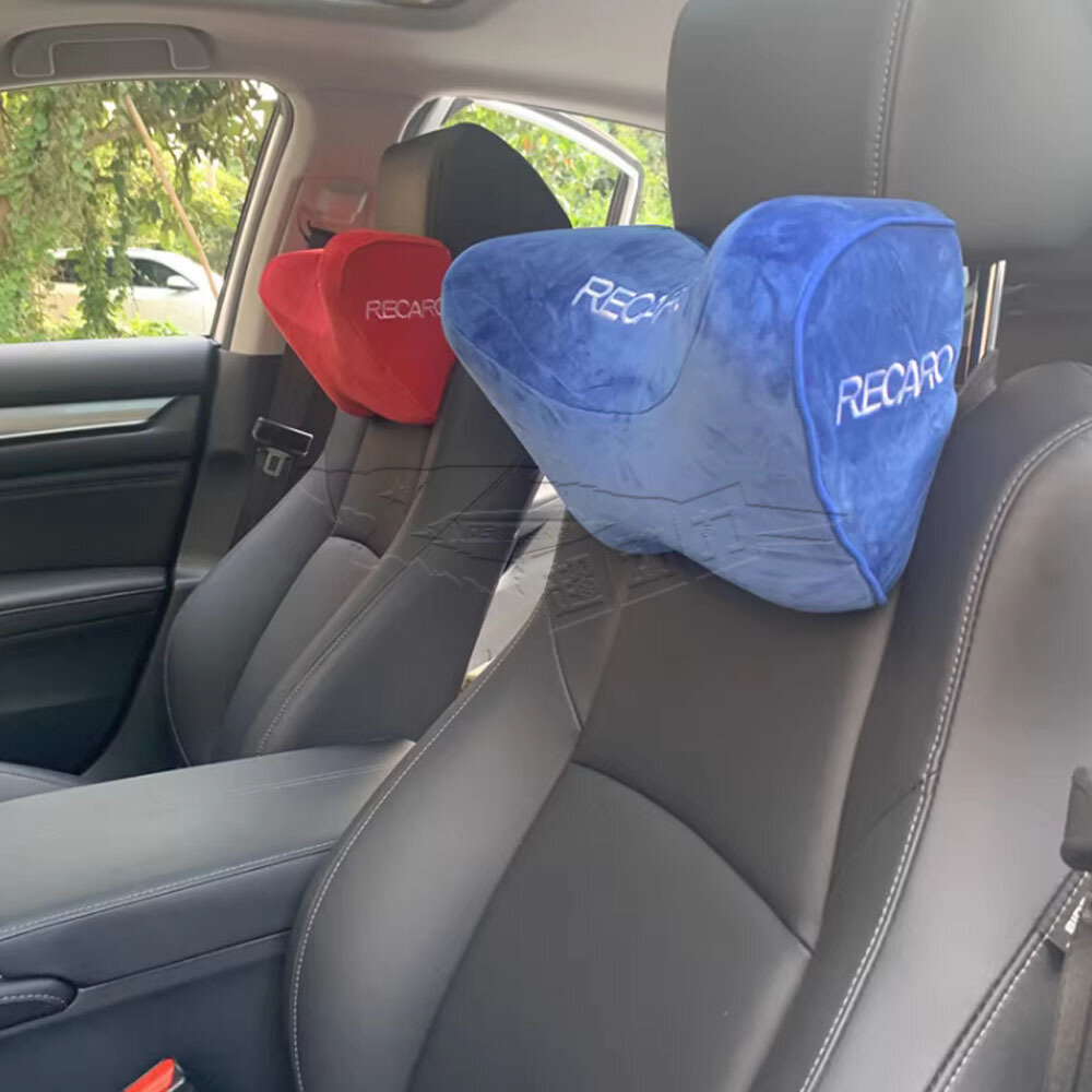 Модифицированное сиденье для гоночных автомобилей, тканевое подголовник, подушка для шеи, креативная индивидуальность, подголовник RECARO, плечевая подушка