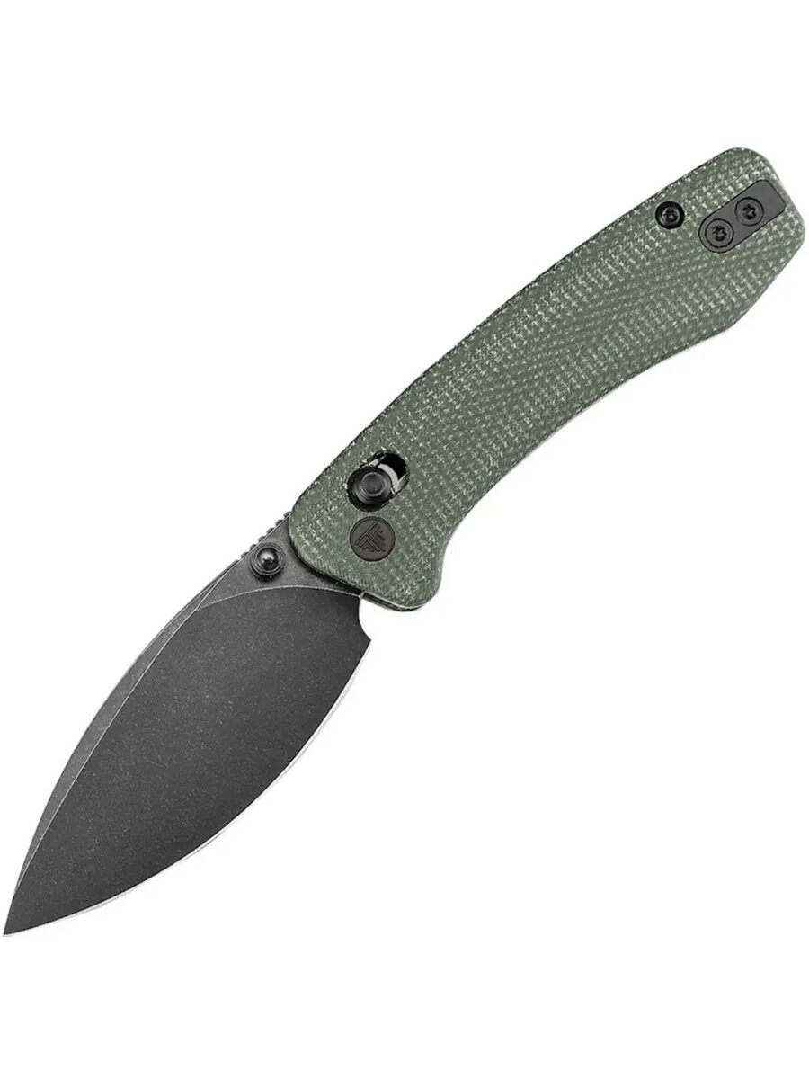 Складной нож Trivisa Koala-G, сталь N690 с рукоятью из микарты зеленого цвета