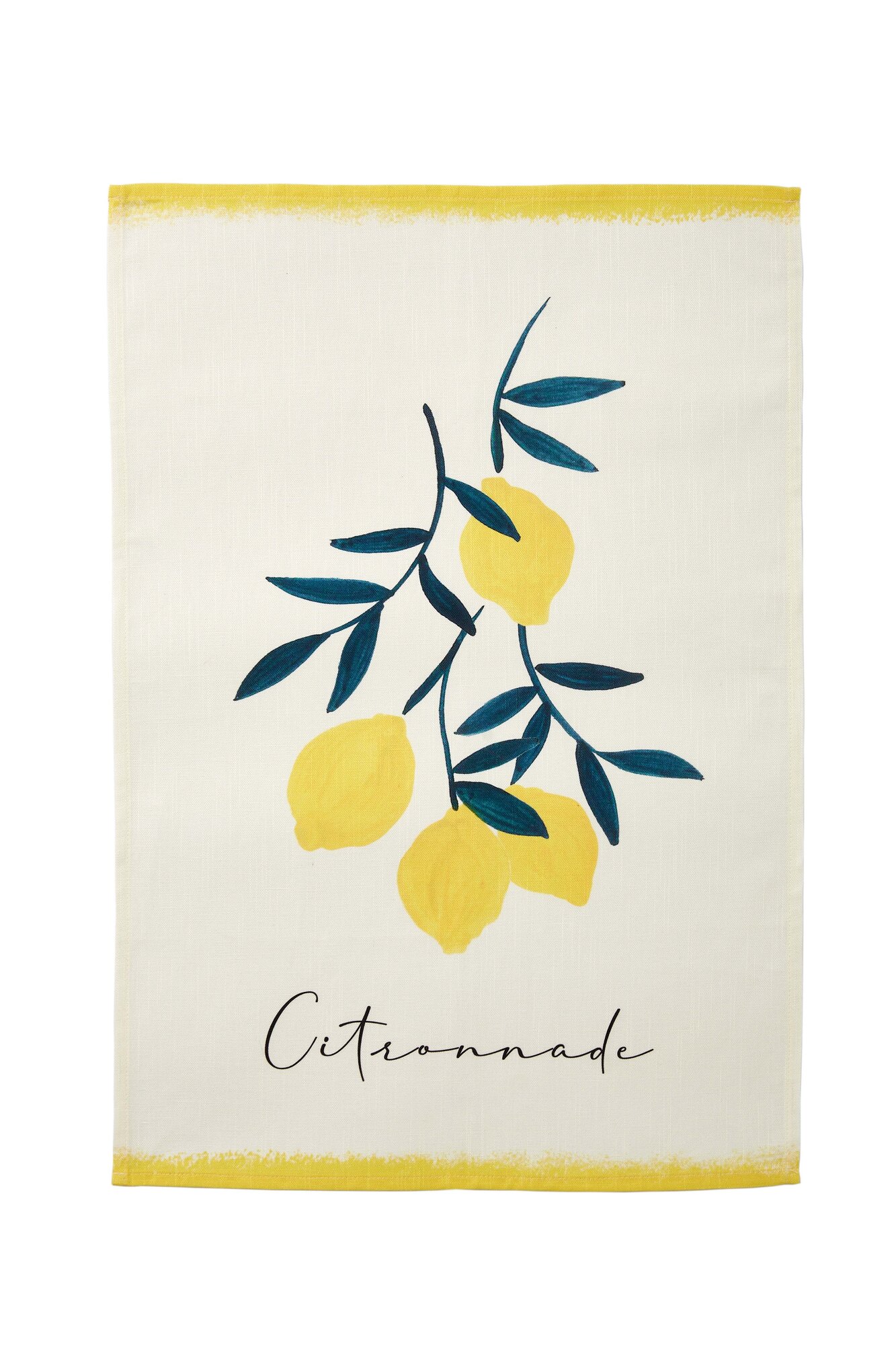 Полотенце кухонное Coucke Botanical Citronnade, 54% хлопок, 46% лён, 50х75 см