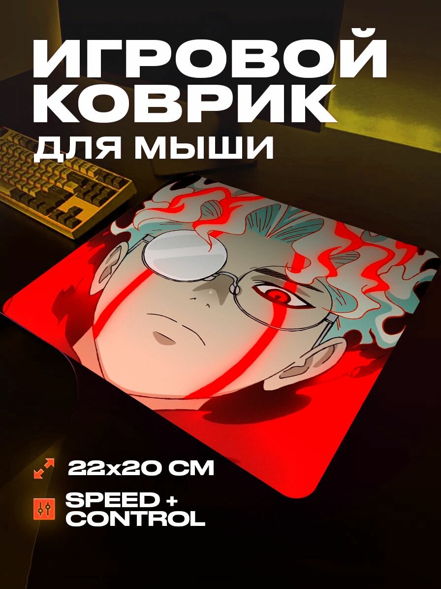 Коврик для мыши игровой Dandadan 22x20 см ProSleeves