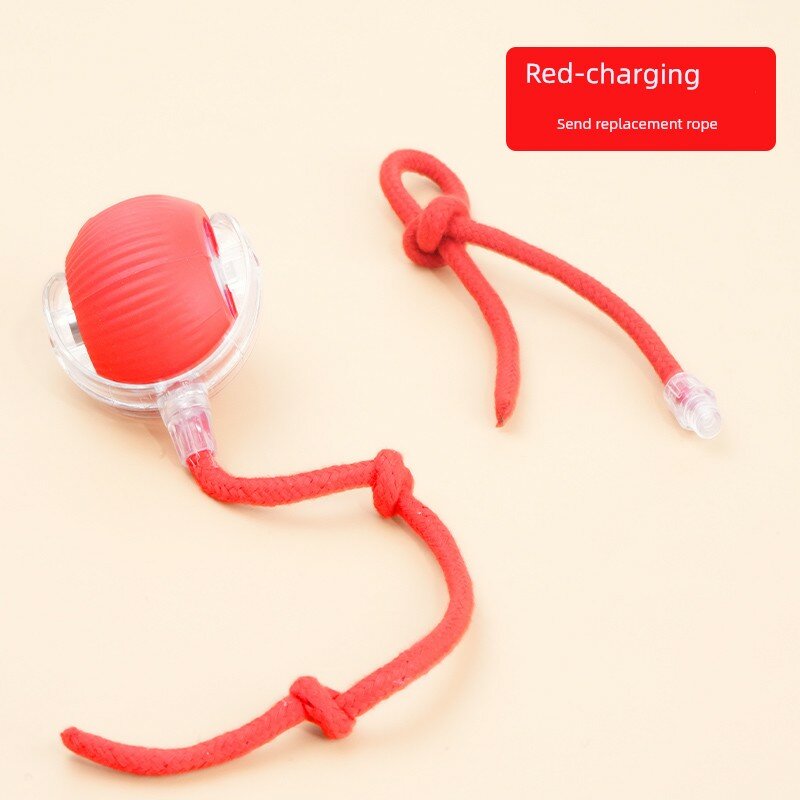 Автоматическая игрушка-мяч для собак - регулируемая скорость, прочная, интеллектуальная игра для мелких собак