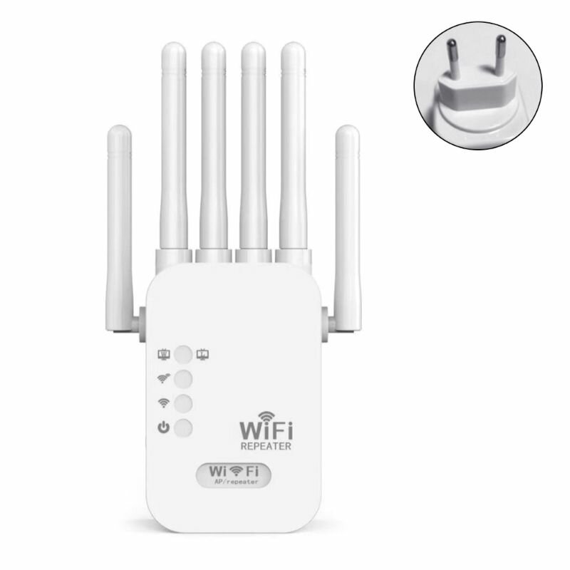 WiFi Повторитель с 6 Антеннами, ЕС