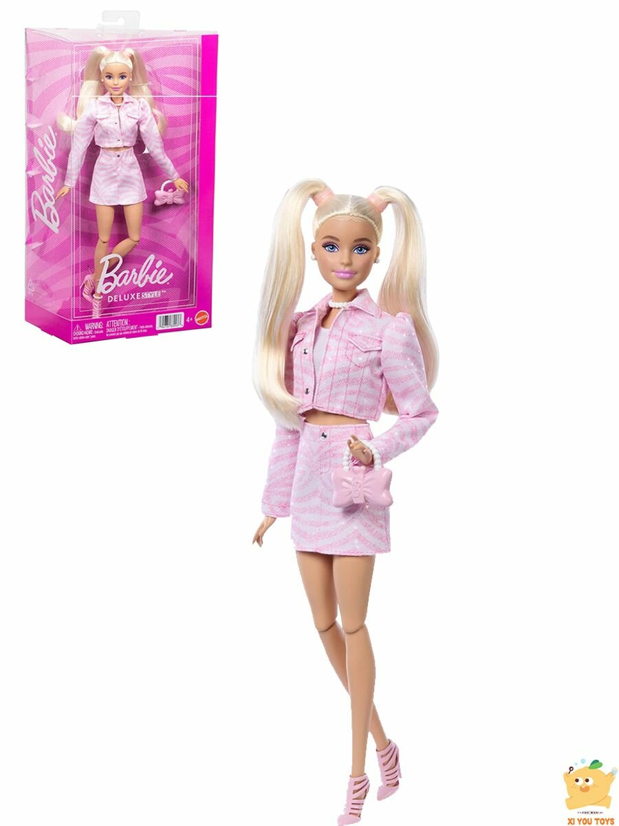Маттел Mattel Barbie Deluxe Style No.9 Doll / Роскошная Кукла Барби № 9 С Аксессуарами, Подходящая Для Детей В Возрасте От 4 Лет И Старше