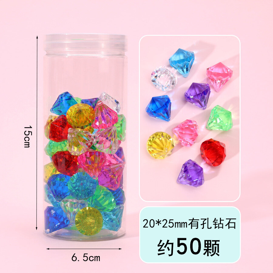 Акриловый имитированный драгоценный камень, детская игрушка, кристаллический камень, алмаз, игровая площадка, приз для детского сада, пластиковый драгоценный камень