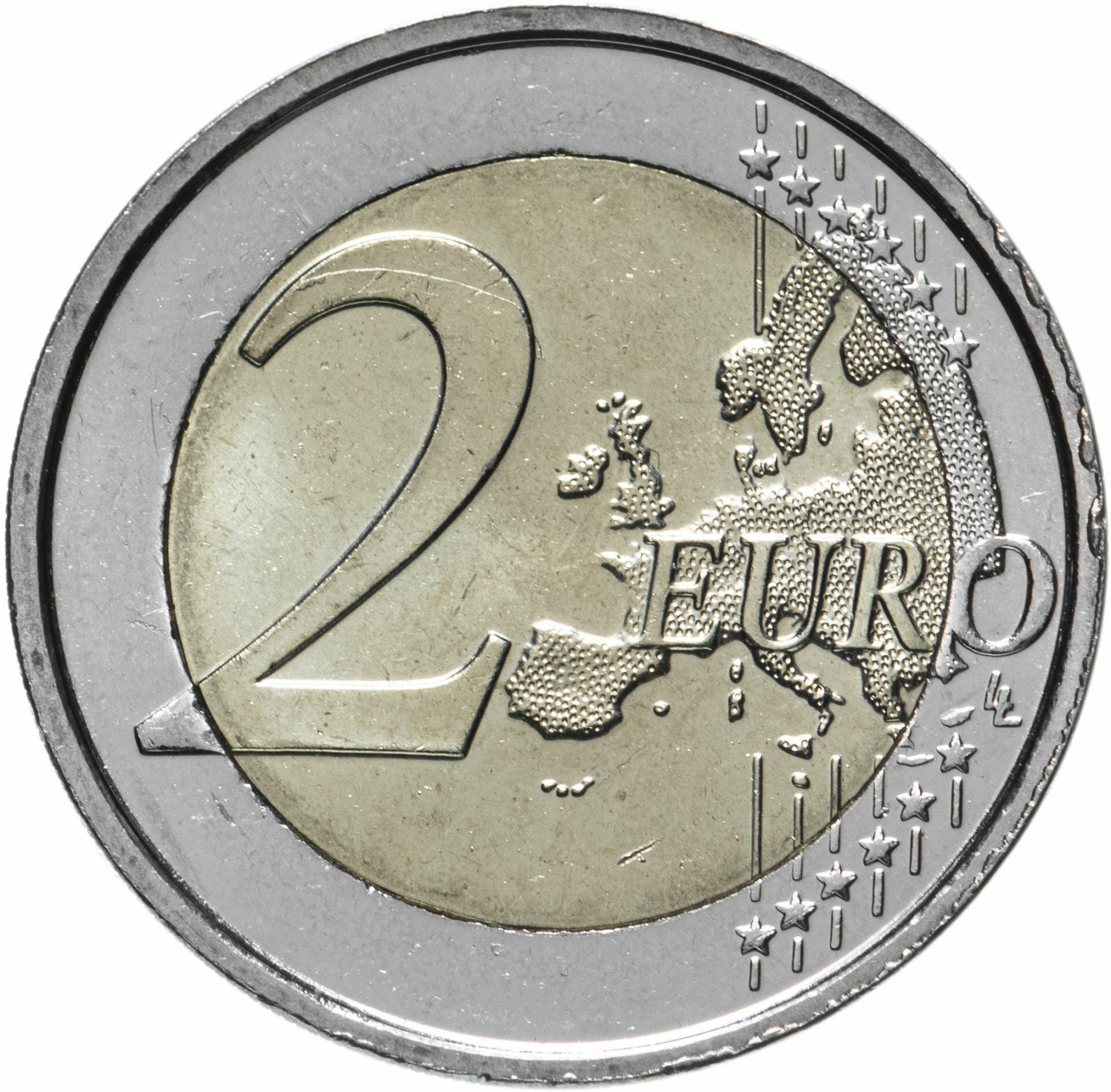 Бельгия 2 евро 2011 обычная, Биметалл, в сохранности UNC