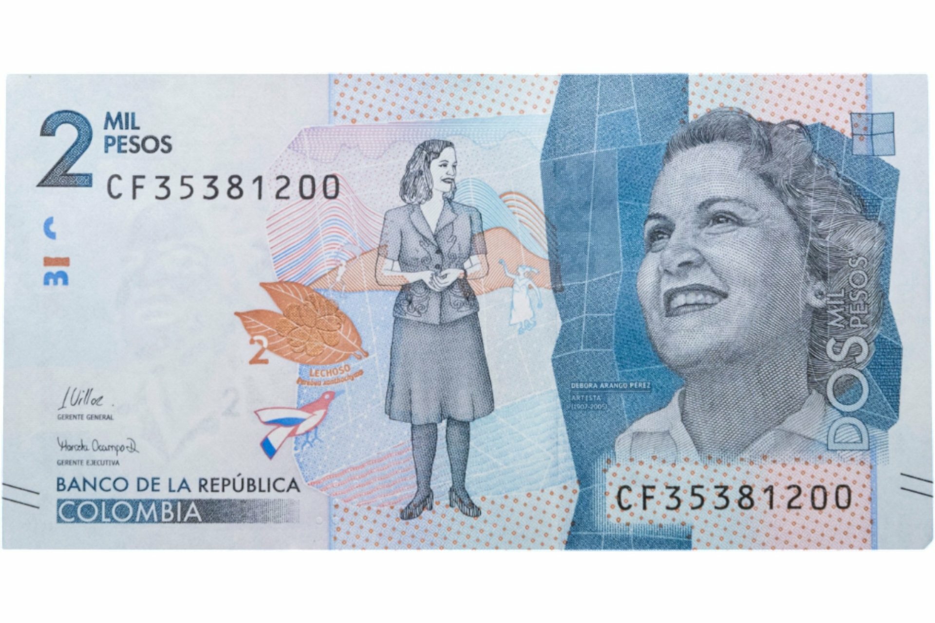 Колумбия 2000 песо 2022 Pick 458 Новинка